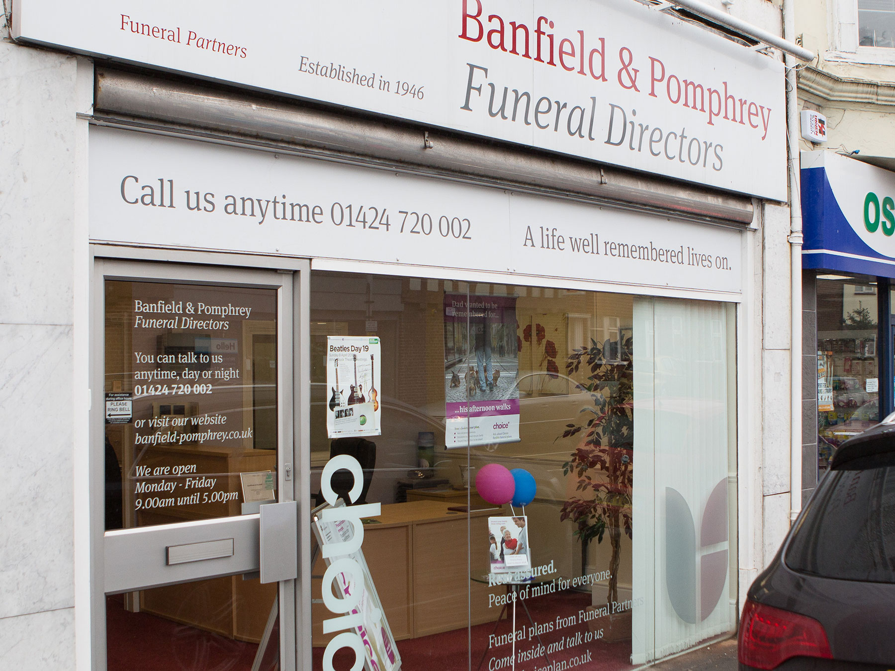 Banfield & Pomphrey Funeral Directors | Hastings